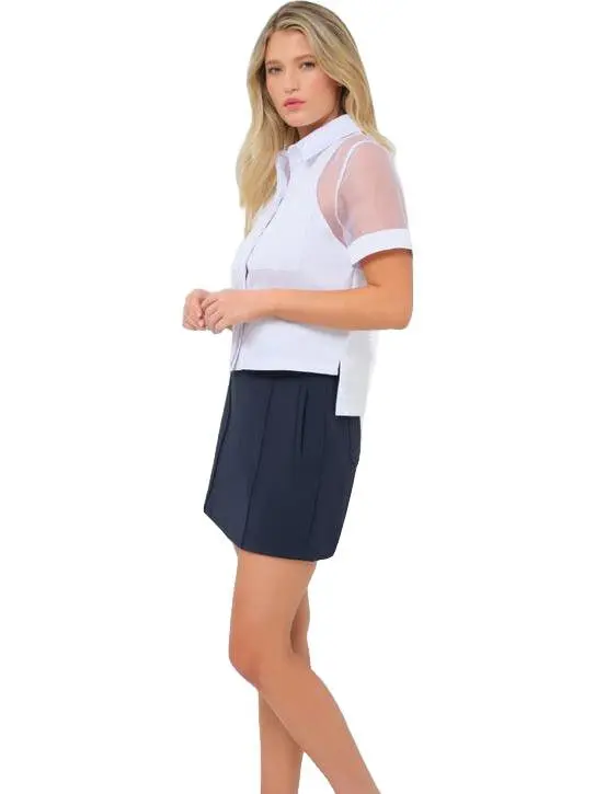 Anatomie Laurel Performance Twill Skort - Navy