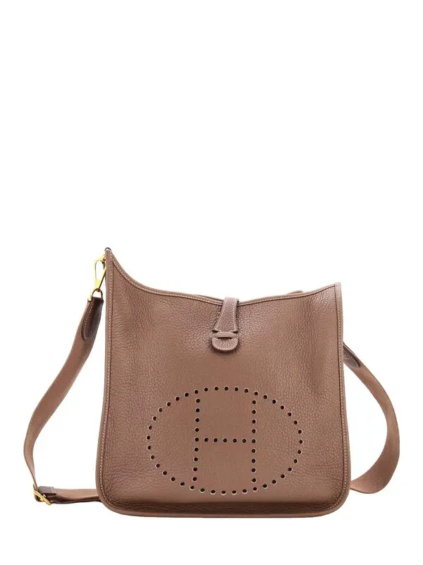 Hermès Evelyne Bag Gen Iii Clemence Pm - Etoupe