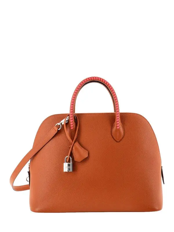 Hermès Bolide 1923 Bag Tressage Epsom 30 - Tressage-toffee/roseazalee