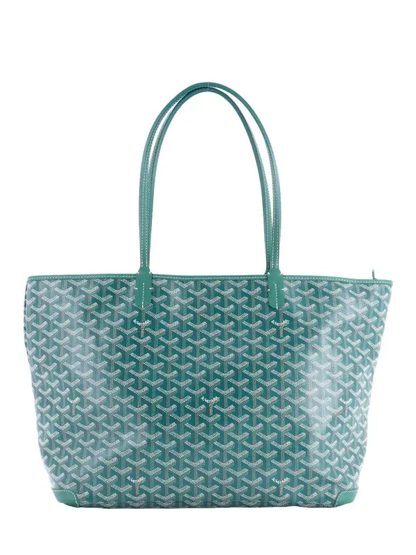 Goyard Artois Tote Coated Canvas Mm - Green