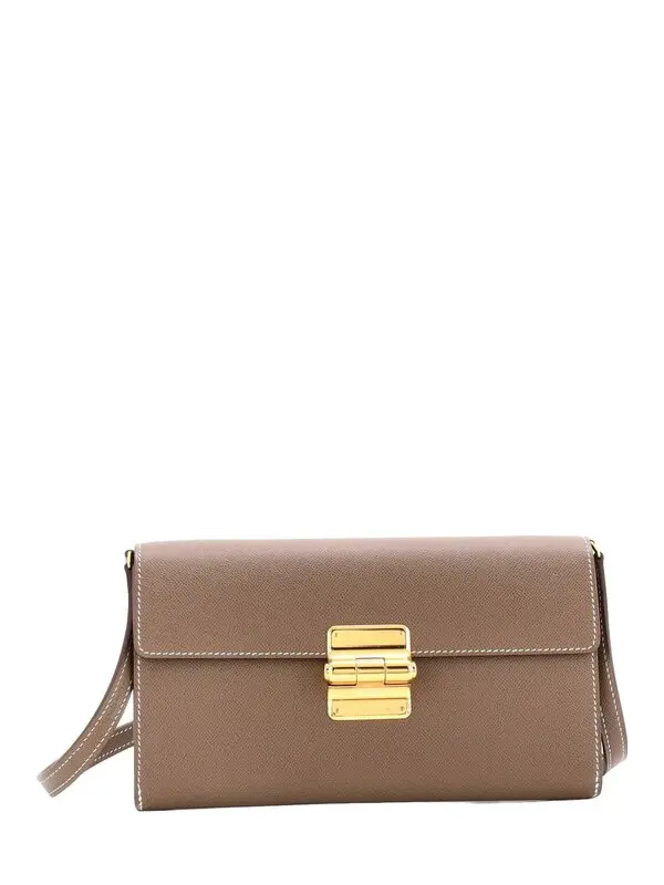 Hermès Charniere To Go Pouch Madame - Etoupe