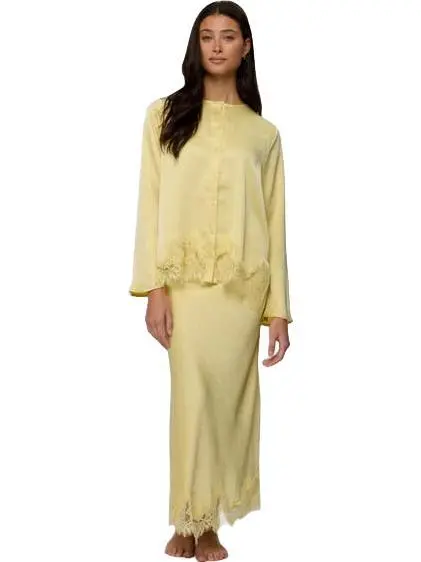 BY TESS COLLECTION Amora Skirt - Pale Yellow