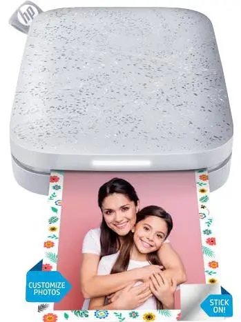 HP Sprocket Portable Photo Printer - White