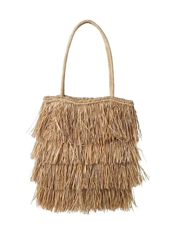 SARAH STEWART The Sasha Raffia Tote - Natural