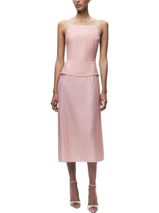 NOCTURNE Spaghetti Strap Maxi Dress - Pink