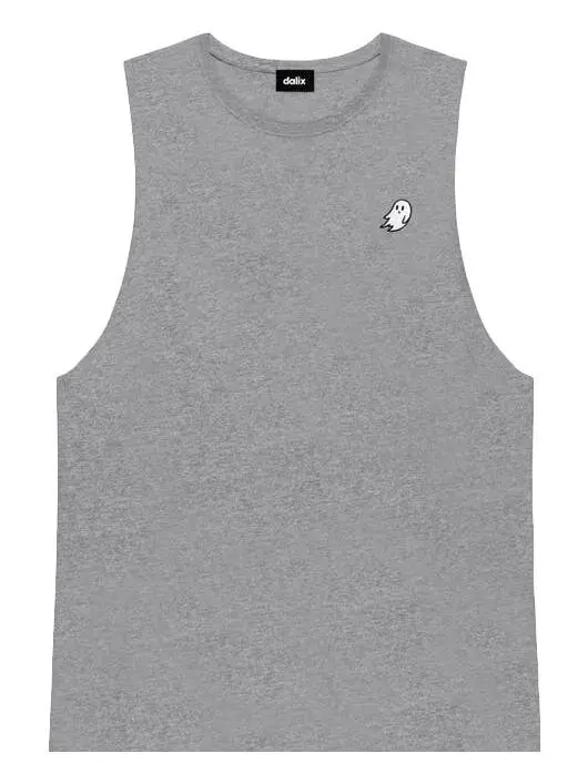 DALIX Ghost Lightweight Jersey Tank - Athletic Heather