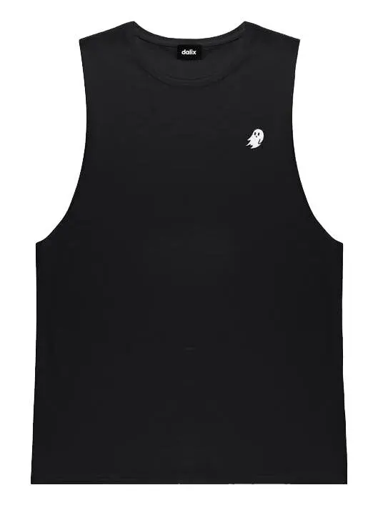 DALIX Ghost Lightweight Jersey Tank - Black