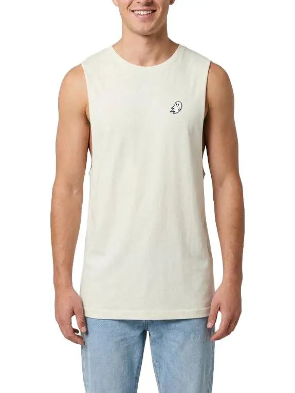 DALIX Ghost Lightweight Jersey Tank - Ecru