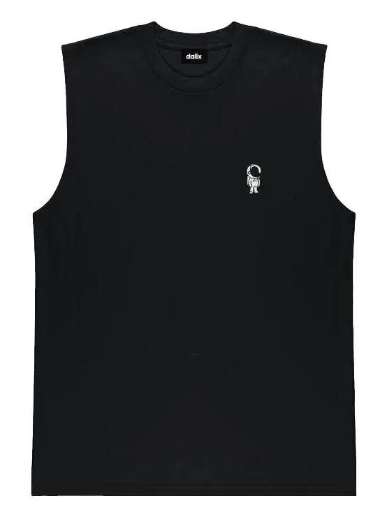 DALIX Astronaut Midweight Jersey Tank - Black
