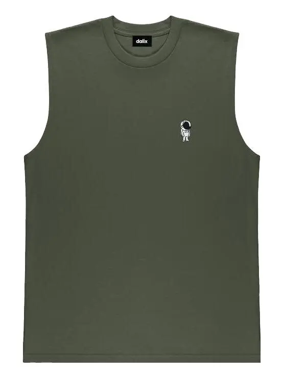 DALIX Astronaut Midweight Jersey Tank - Cypress