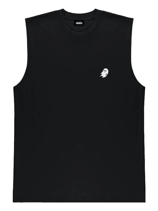 DALIX Ghost Midweight Jersey Tank - Black
