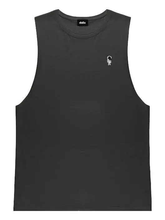 DALIX Astronaut Lightweight Jersey Tank - Charcoal