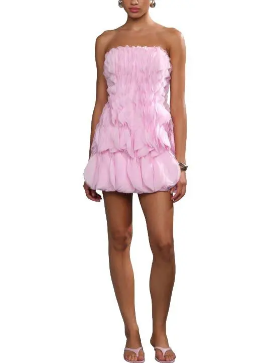 AMUR Christine Mini Dress - Lumen Lavender