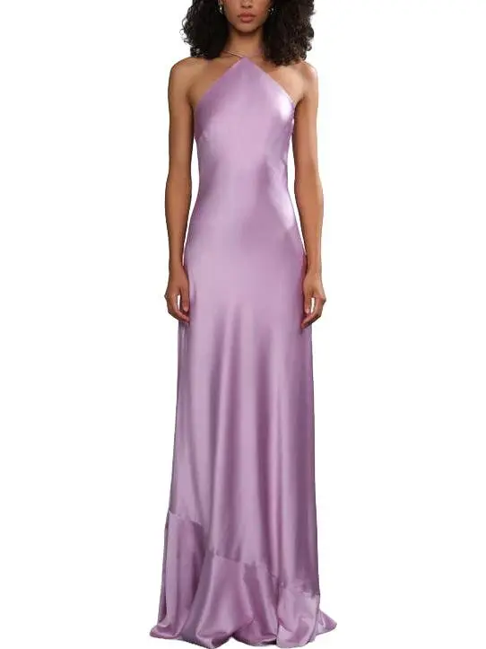 AMUR Camila Maxi Dress - Lumen Lavender