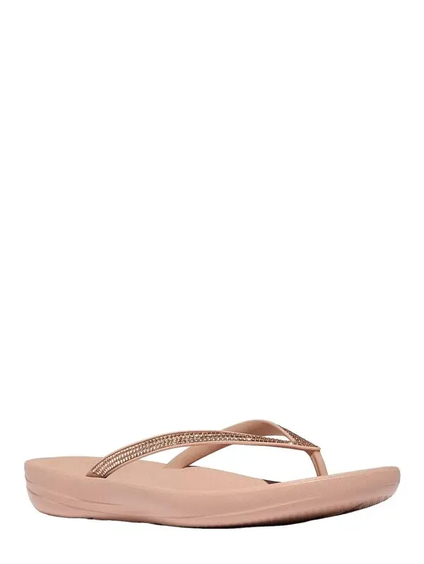 Fitflop Iqushion Sparkle Flip-flops - Classic Beige