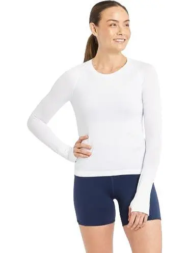 OISELLE Float Long-sleeve Performance Shirt - White