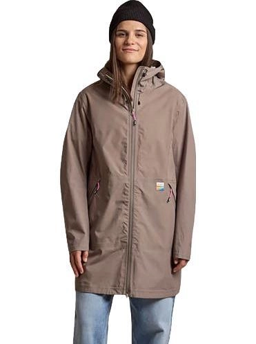 MALOJA Moldaum Trench Rain Jacket By - Warm Shadow