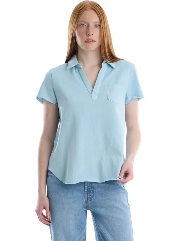 Wilt Short Sleeve Polo With Chest Pocket - Corydalis Blue
