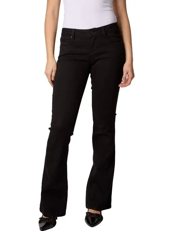 BLUE REVIVAL Y2k Low Rise Bootcut Jeans - Black