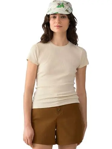 HIKERKIND Ribbed Merino Performance T-shirt - Betula