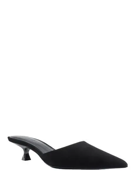 Femme La St. Honoré Kitten Heel Mule - Noir