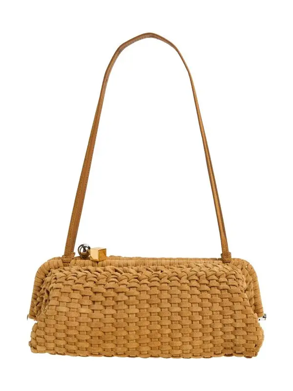 Jacquemus Large Pochette Salon Clutch - Camel 830