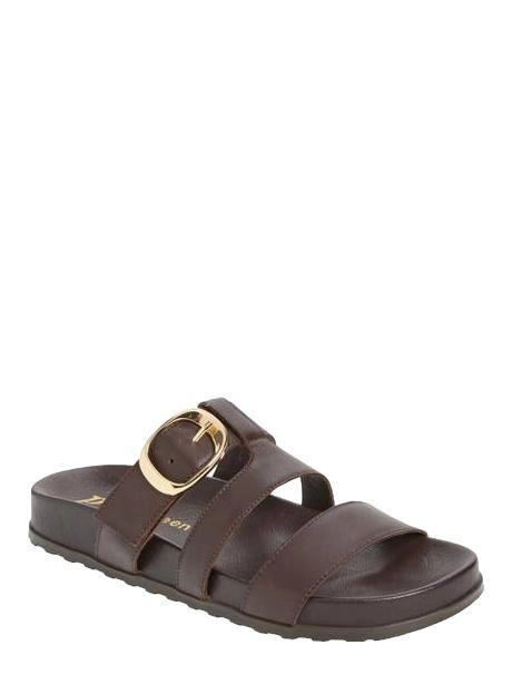 Paul Green Diego Platform Slide Sandal - Moro Soft Leather