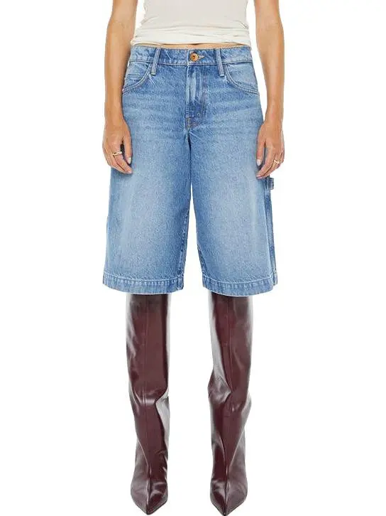 MOTHER The Rigatoni Bermuda Carpenter Shorts - Jell-o Shots