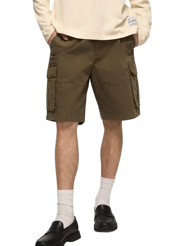 Lucky Brand Classic Cargo Shorts - Burnt Olive