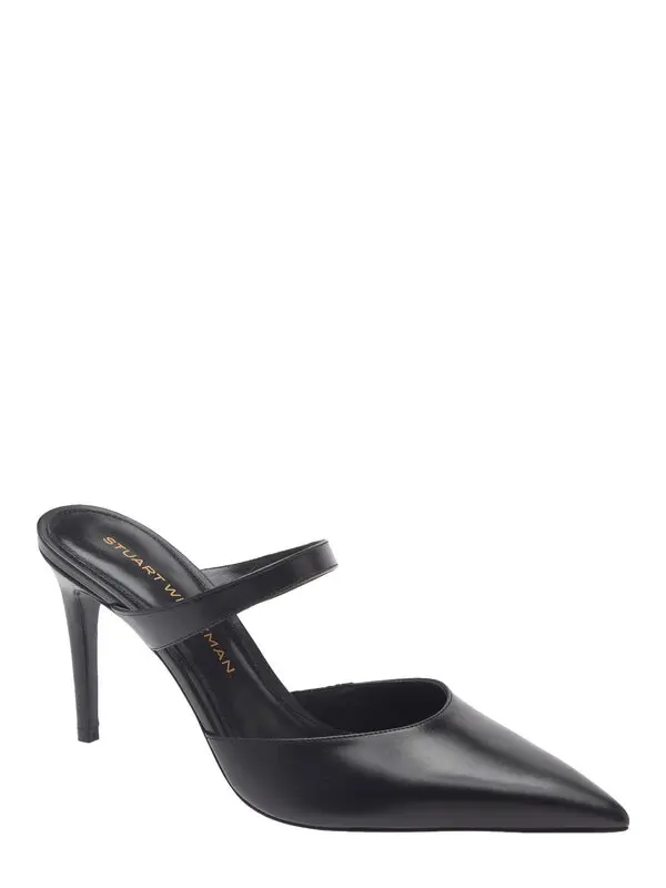 STUART WEITZMAN Power Mule 85 Stiletto Pumps - Black