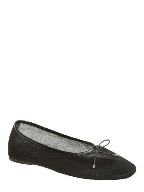 Rag & Bone Poppi Ballet Flat - Black Mesh