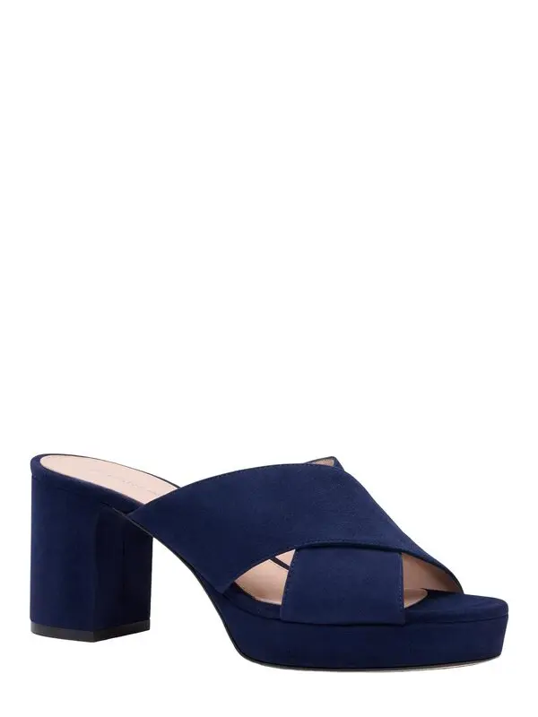 STUART WEITZMAN Dayna Platform Sandal - Nice Blue