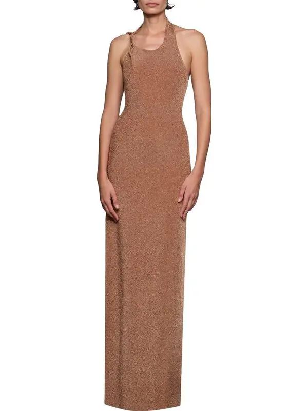 ET OCHS Willow Knit Maxi Dress - Metallic Rose