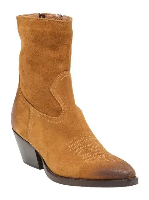 Dolce Vita Klyde Western Boot - Cognac Suede