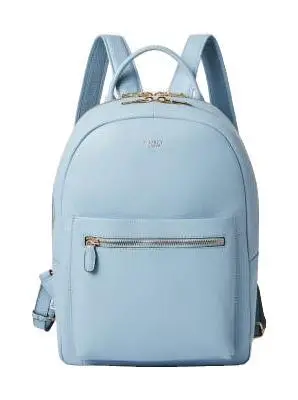 OSPREY LONDON The Adaline Grainy Leather Backpack - Celestial Blue