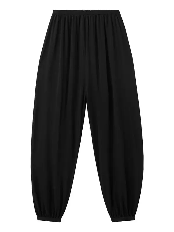 Mango Knit Balloon Pants - Black