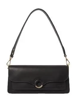 OSPREY LONDON Marlow Leather Shoulder Bag - Black