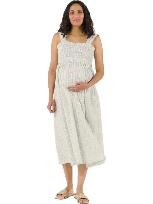CACHE COEUR Maternity And Nursing Midi Smock Dress Alice - Multicolor