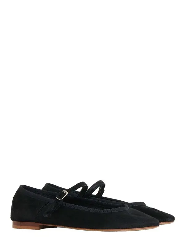 MANSUR GAVRIEL Mary Jane Flat - Black