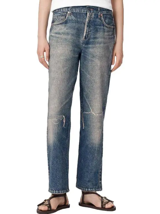 ALLSAINTS Ida Straight Leg Jeans - Illusion Tint Blue