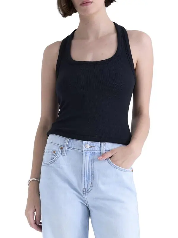 PISTOLA Nattie Halter Top - Black