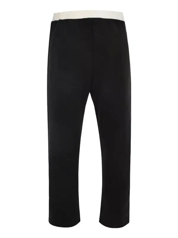 BARROW Logo Embroidered Track Pants - Black