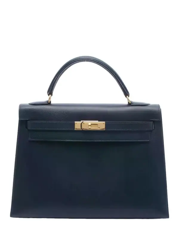 Hermès 1995 Kelly 32 Handbag - Blue