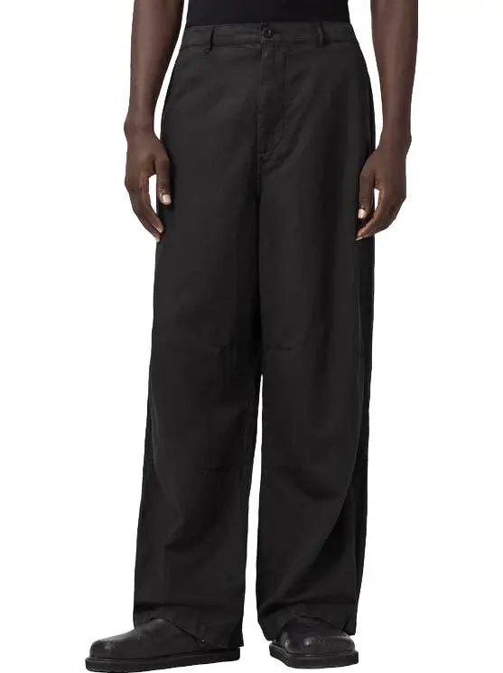 ALLSAINTS Echo Wide Leg Trousers - Orca Black