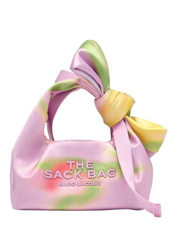 Marc Jacobs The Mini Raffia Sack Bag - Ribbon Pink Multi