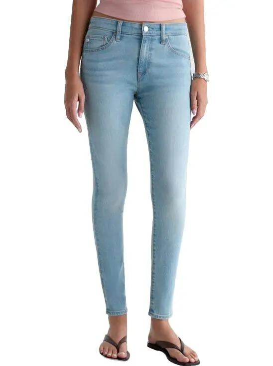 Ag Farrah Mid Rise Ankle Skinny Jeans - Brix