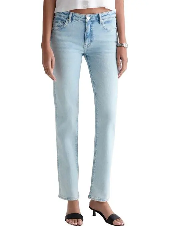 Ag Sandra Low Rise Slim Straight Leg Jeans - Harvest