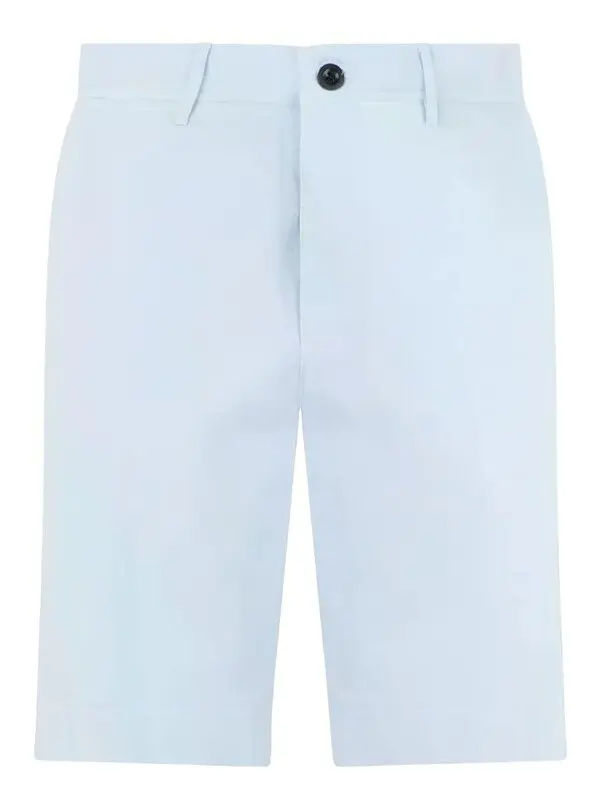 SLOWEAR Button-fastening Shorts - Blue