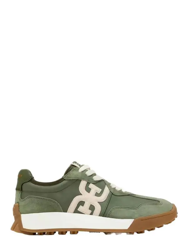 Sam Edelman Panelled Logo Patch Sneakers - Green