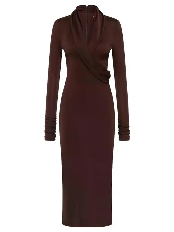 Rebecca Vallance Hazine Midi Dress - Brown